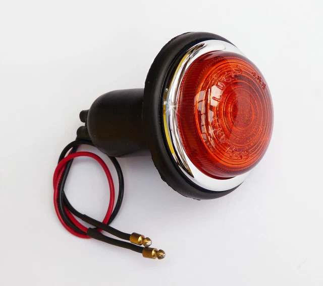 LUCAS L488 AMBER Flasher / Indicator Lamp with Glass Lens, ACC5524 £28. ...