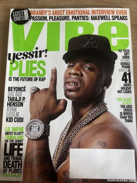 VIBE MAGAZINE DECEMBER 2008 (Plies Cover) $25.00 - PicClick AU