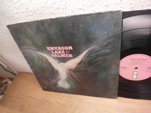 EMERSON LAKE & PALMER SAME LP 1970 MINT- PINK ISLAND Lp Organ Prog EUR 35,50 - PicClick DE