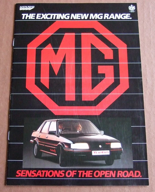 MG RANGE SALES Brochure, Metro, Maestro, Montego Turbo, publisher ...