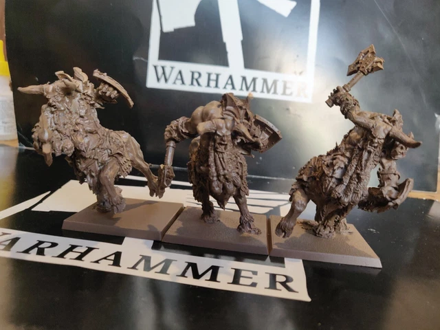 FORGEWORLD AOS WARHAMMER Old World Chaos Dwarfs Bull Centaurs x3 £59.99 ...