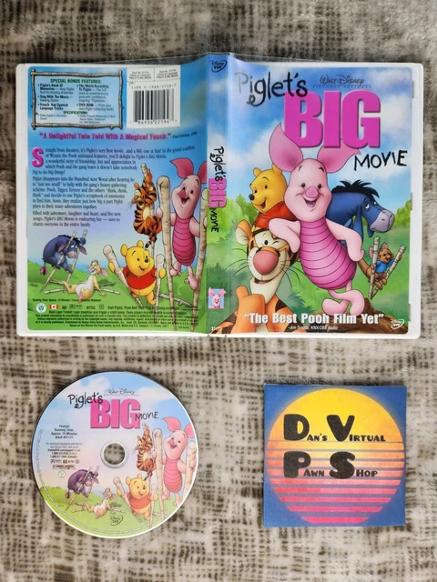PIGLETS BIG MOVIE DVD Bilingual Widescreen $12.90 - PicClick CA