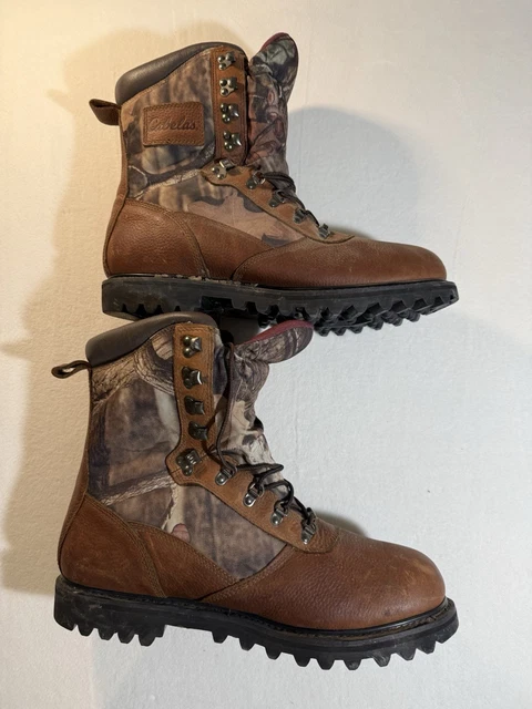 CABELA'S IRON RIDGE Leather GORE-TEX Boots - Mens Size 15 EE- Camo £53. ...