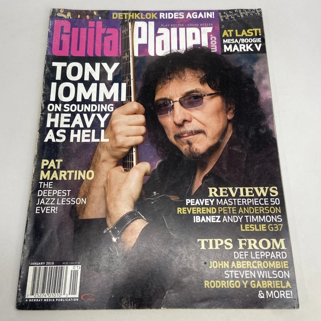GUITAR PLAYER TONY Iommi Pat Martino Dethklok Def Leppard Abercrombie ...