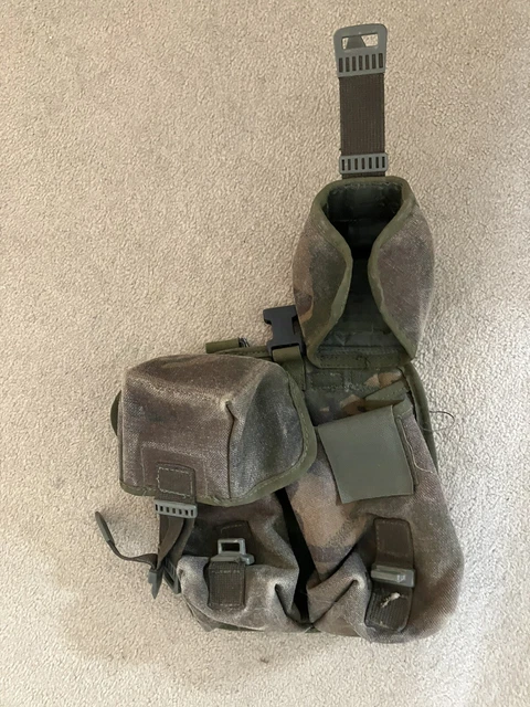 BRITISH ARMY PLCE Universal Ammunition / Double Magazine Pouch DPM £6. ...