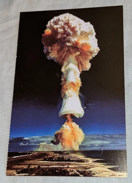 8 COLD WAR Post Cards Nuclear Bomb Explosion Berlin Wall Soviet Union ...