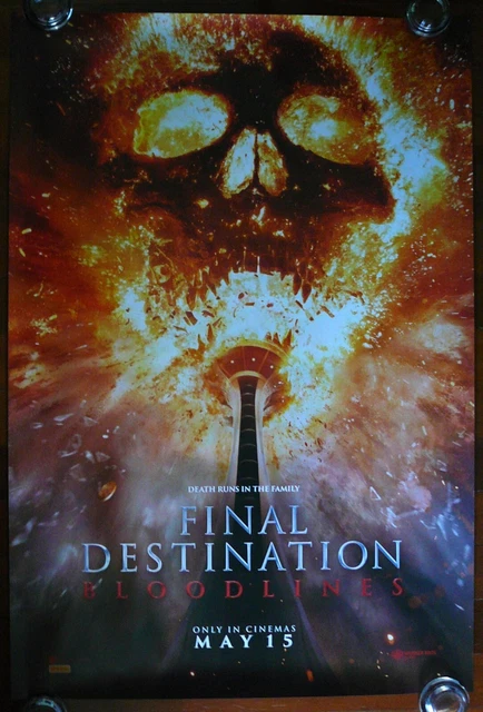 FINAL DESTINATION: BLOODLINES Original 2025 Aust. Adv. One Sheet Movie ...