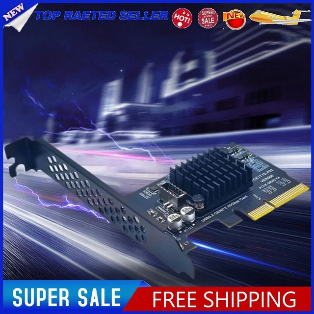 USB 3.2 PCI Express Card Gen2X2 PCIE USB 3.2 HUB Controller Card for ...