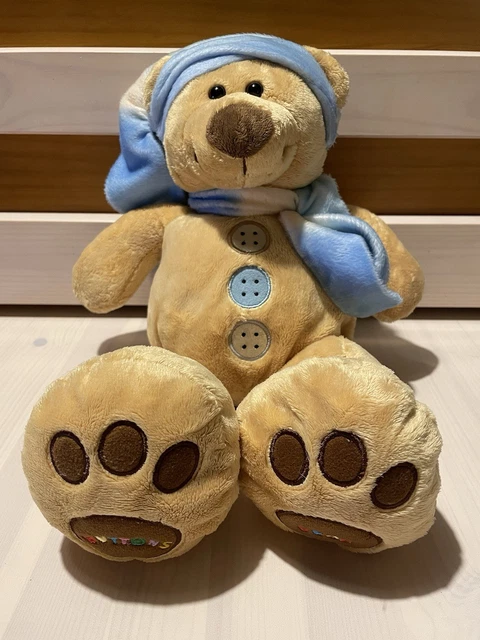 BUTTONS LITTLE BEAR Brown Plush Buttons And Friends 18 Inch Soft Toy ...