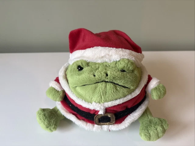 JELLYCAT SANTA RICKY Rain Frog Rare Retired Genuine £55.00 - PicClick UK