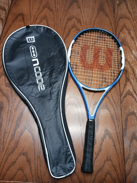 WILSON NCODE N Fury OS Oversize 4 1/2 grip Tennis Racquet T025 $49.99 ...