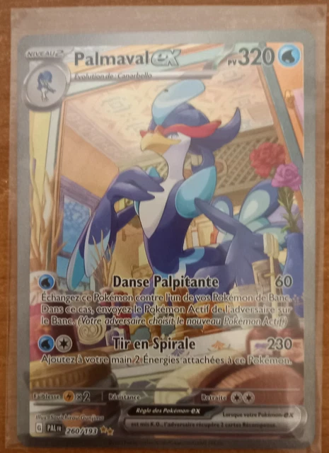 CARTE POKÉMON PALMAVAL Ex Cachée Ev02 Paldea 260/193 Fr EUR 27,72 ...