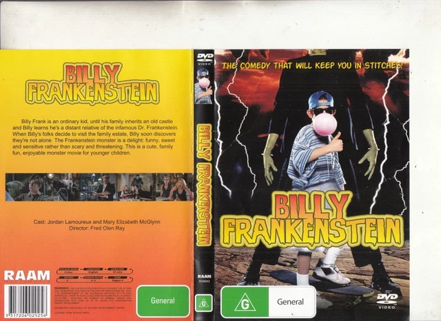BILLY FRANKENSTEIN-1998-[JORDAN LAMOUREUX]-RAAM Multimedia-Movie RM-DVD ...