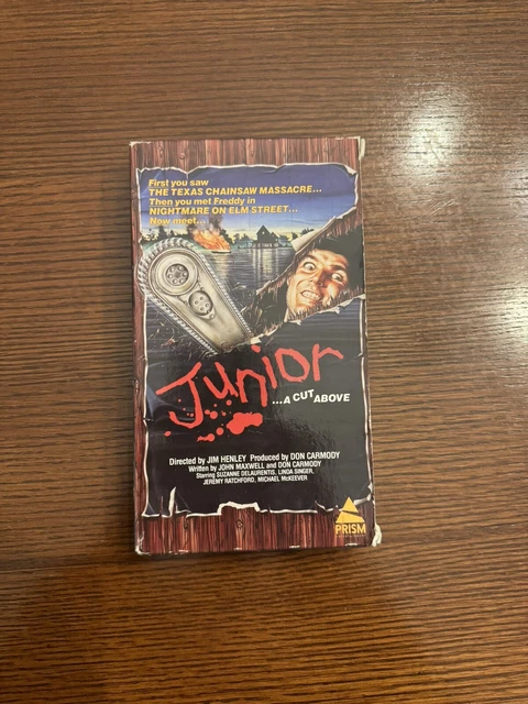 JUNIOR A Cut Above (VHS) 1985 Horror Comedy PRISM Video $12.95 - PicClick