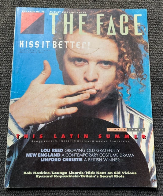 THE FACE MAGAZINE No 76 August 1986 Simply Red cover £8.64 - PicClick UK