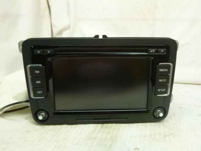 VW VOLKSWAGEN RCD-510 Touch Screen Radio 6 Cd MP3 & CODE 1K0035180AD ...