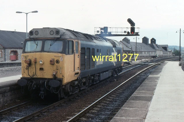ORIGINAL RAILWAY SLIDE Class 50 50008 at Newton Abbot 09.89 £3.99 ...