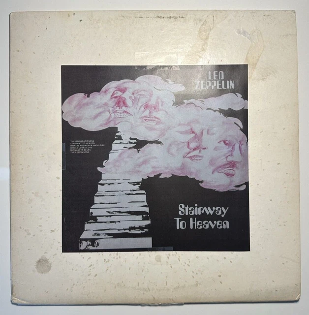 LED ZEPPELIN STAIRWAY To Heaven RARE 1972 BOOTLEG White Label LP EUR 59 ...