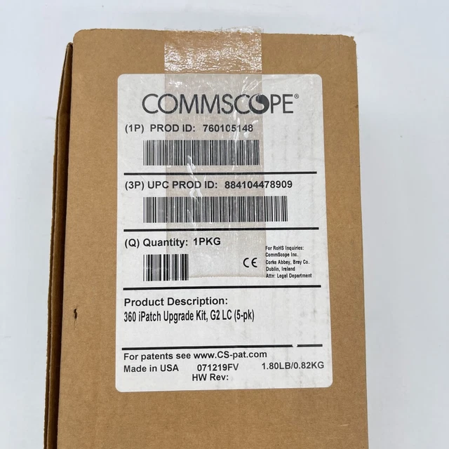 COMMSCOPE IPATCH READY Upgrade Kit for SYSTIMAX 360. 360-IP-UP-KIT-G2 ...