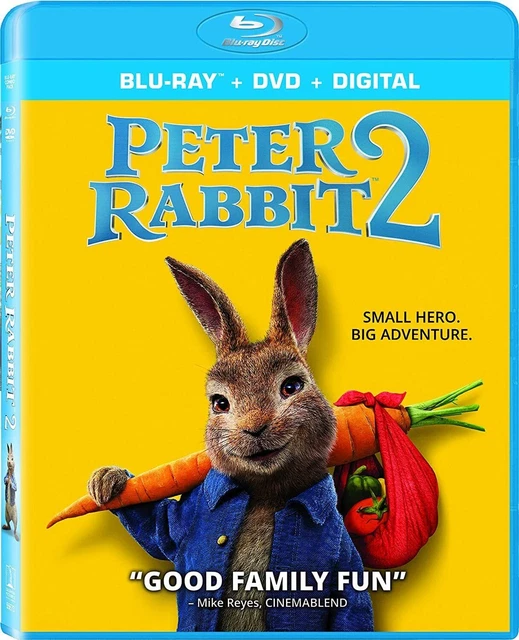 PETER RABBIT 2 (Blu-ray) Rose Byrne Domhnall Gleeson David Oyelowo (US ...
