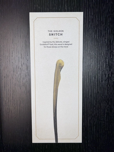 HARRY POTTER GOLDEN Snitch Wand New York Flagship Exclusive + 2 Free ...