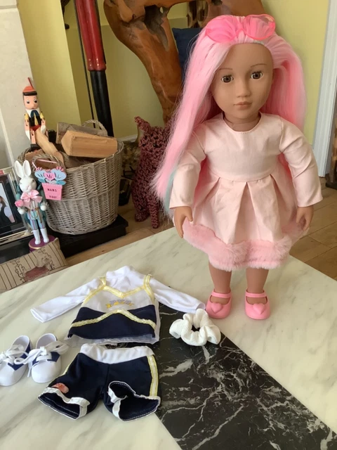 OUR GENERATION DOLL Rosa original outfit & extra outfit "Immaculate" £ ...