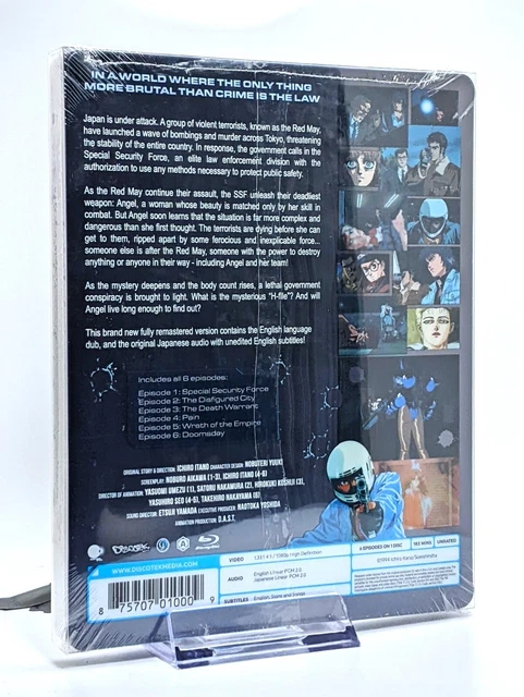 ANGEL COP REMASTERED Blu-Ray STEELBOOK Edition Discotek Out of Print ...