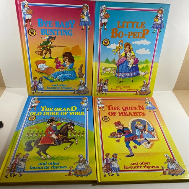 ANNE MCKIE SET of 4 Nursery Rhymes Books VGC HB Children's picture book ...