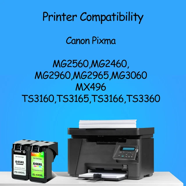 1PK CL-646XL COLOUR Ink cartridge remanufactured ink for Canon PIXMA ...