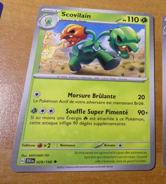 POKEMON ECARLATE ET Violet Francaise Card Carte Scovilain 029/198 Fr Jcc Neuf EUR 1,99 - PicClick FR