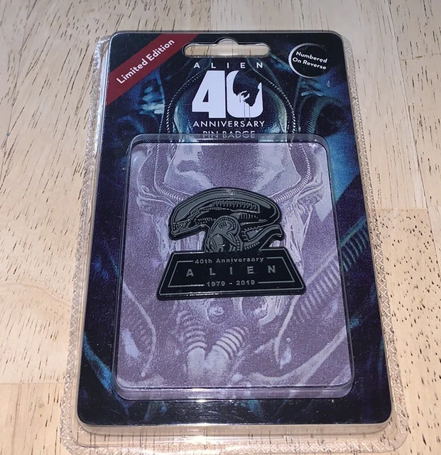 ALIEN 40TH ANNIVERSARY Xenomorph Limited Edition Pin Badge Fanattik EUR ...