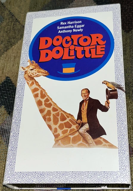 DOCTOR DOLITTLE VHS Rex Harrison Samantha Eggar Anthony Newly Movie ...
