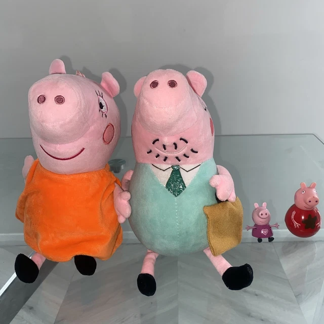 MUMMY PIG AND daddy pig teddys £0.99 - PicClick UK