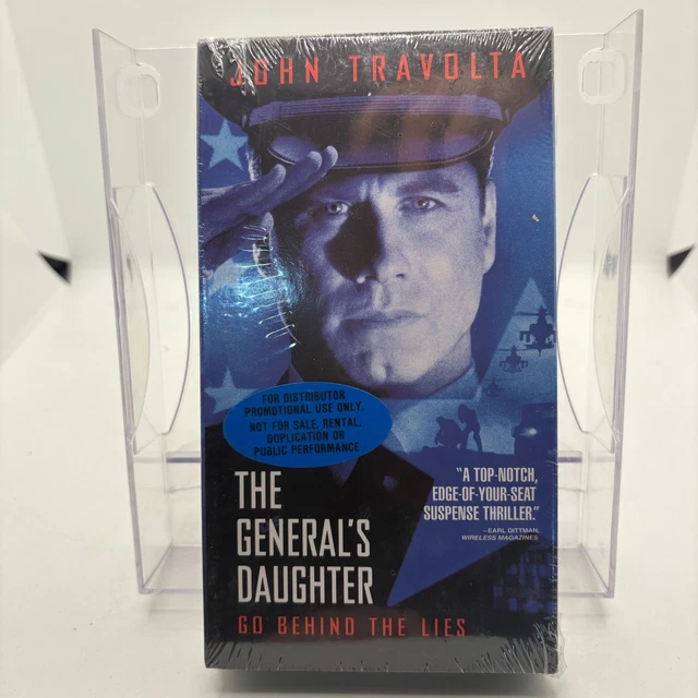 THE GENERAL'S DAUGHTER John Travolta VHS Tape Paramount Sealed New RARE ...