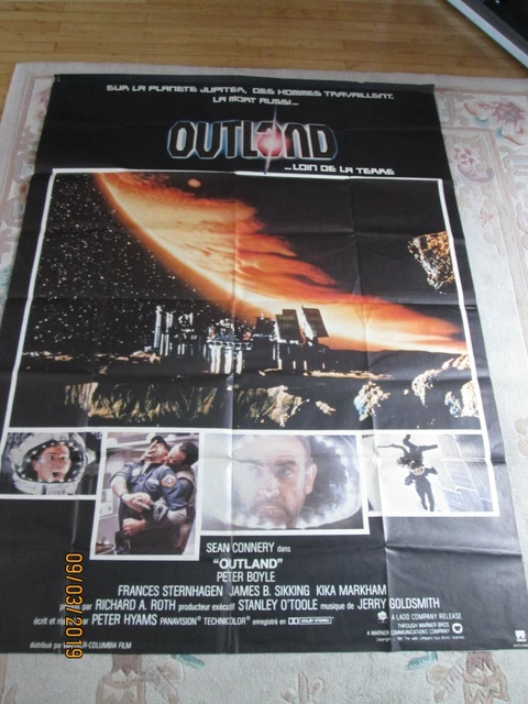 OUTLAND SEAN CONNERY Affiche cinéma originale format 120/160 pliée année 1981 EUR 20,00 ...