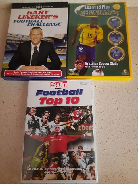 FOOTBALL DVD'S 3 inc.Gary Lineker £2.99 - PicClick UK