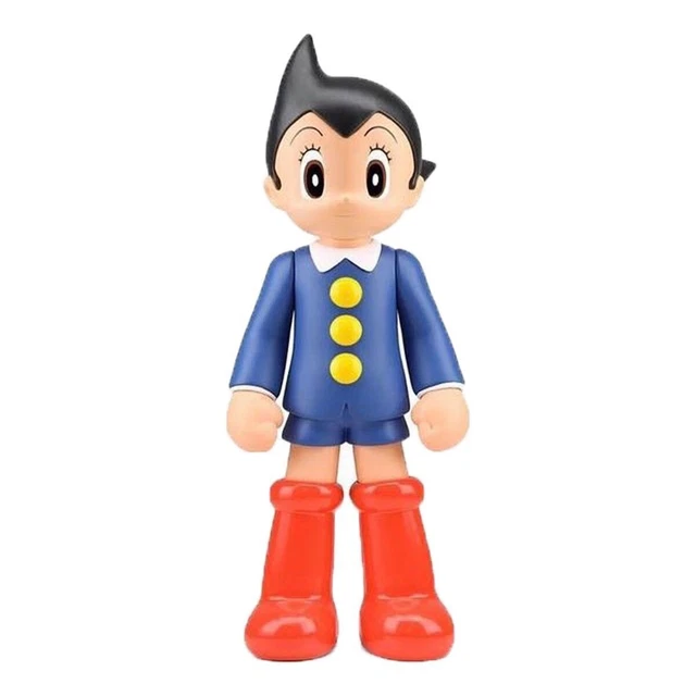 ASTRO BOY TEZUKA Osamu Memorial Model Soft Vinyl Figure Uniform Blue ...