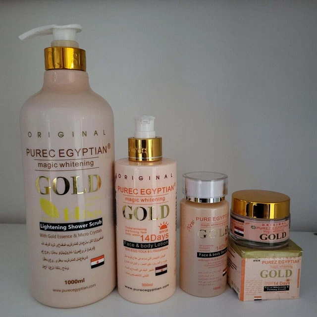 PUREC EGYPTIAN GOLD gamme super éclaircissant pour un teint propre, sans taches. EUR 170,00 ...
