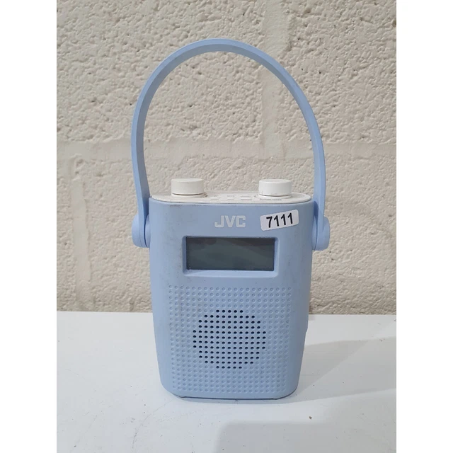 JVC RA-D11-A WIRELESS Digital Display Water-Resistant Portable DAB ...