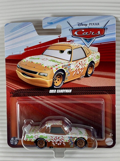 DISNEY PIXAR CARS - GREG CANDYMAN - Metal Series FLM07 (RARE) Boxed ...