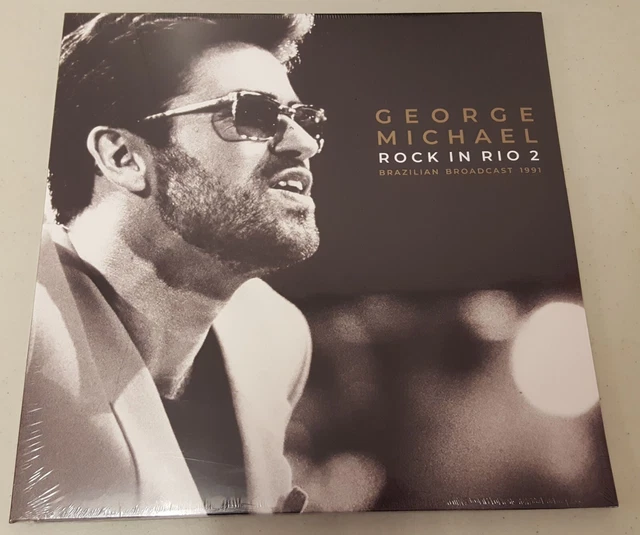 GEORGE MICHAEL - Rock In Rio 2 Brazilian Broadcast 1991 double LP clear ...