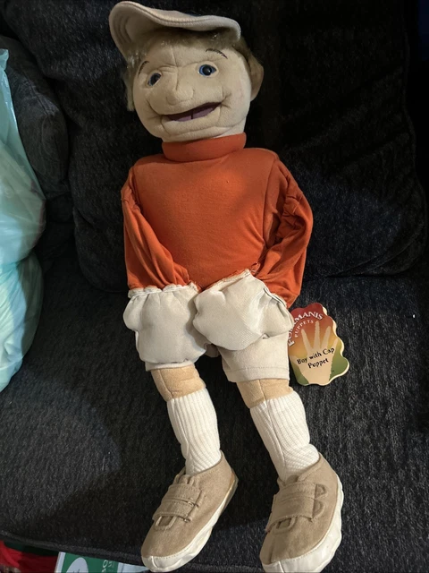 FOLKMANIS BOY PUPPET w/ Cap — Hand Puppet — Great Condition-Rare ...