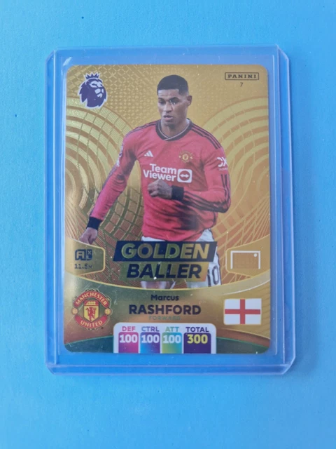 MARCUS RASHFORD GOLDEN Baller Manchester United Adrenalyn Xl 2023-2024 ...