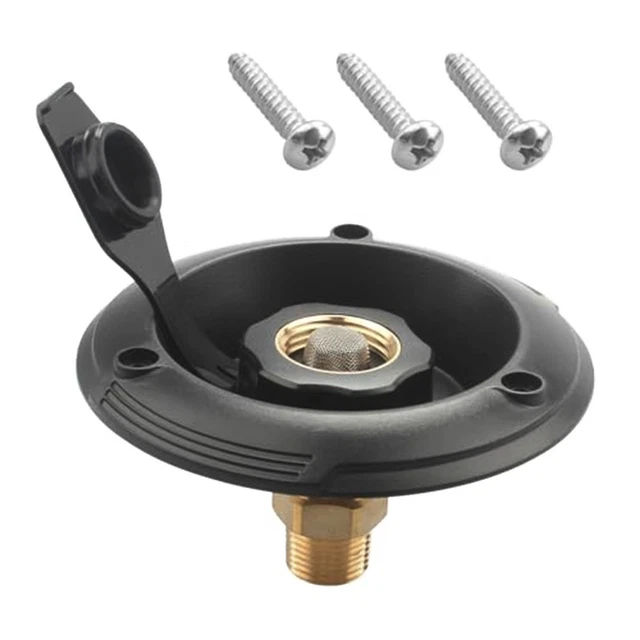 CAMPING SETUP BRASS Check Valve Camper Water Connection High Pressure ...