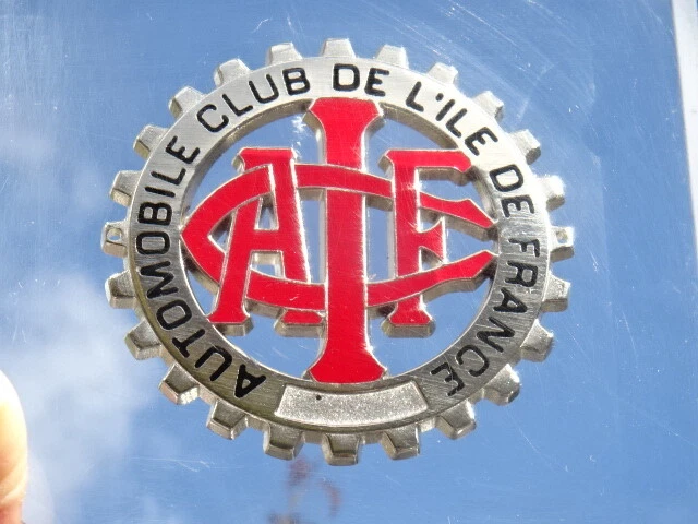 JOLI NICE ! MEDAILLE VEHICULE Vehicle medal - ACIF AUTOMOBILE CLUB ILE ...