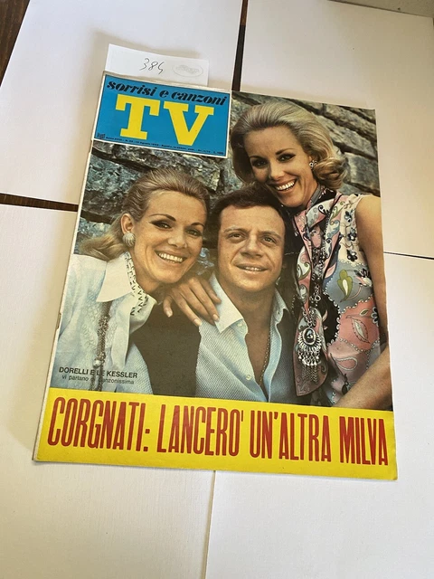RIVISTA TV SORRISI E Canzoni Anno 18 N 32 Jonny Dorelli Anno 1969 F384 EUR 8,50 - PicClick IT