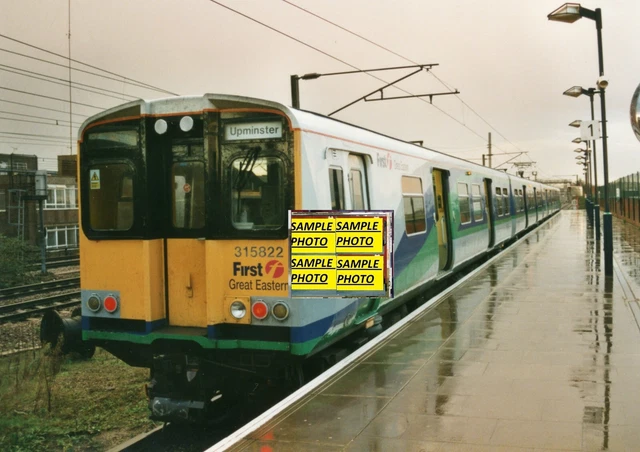 BRITISH RAILWAYS PHOTOGRAPH-FIRST Great Eastern 315 822 at Romford £1. ...