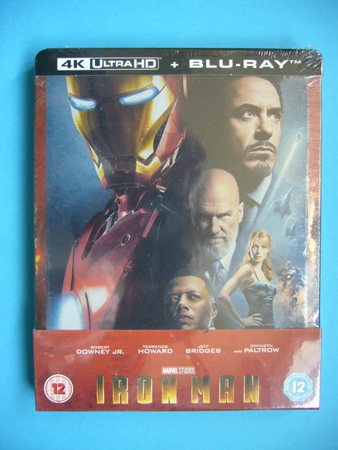 IRON MAN EXCLUSIVE Limited Edition 4K UHD Blu-Ray Steelbook OOP £24.99 - PicClick UK