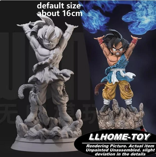 ANIME DBZ SON Goku Kakarotto Battle Resin 3D Print GK Kit Figure DIY ...