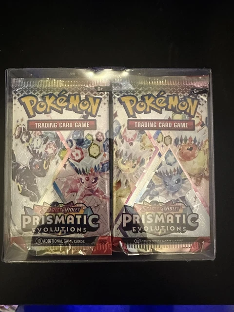 POKÉMON TCG SCARLET & Violet Prismatic Evolutions x 36 Packs (Booster ...
